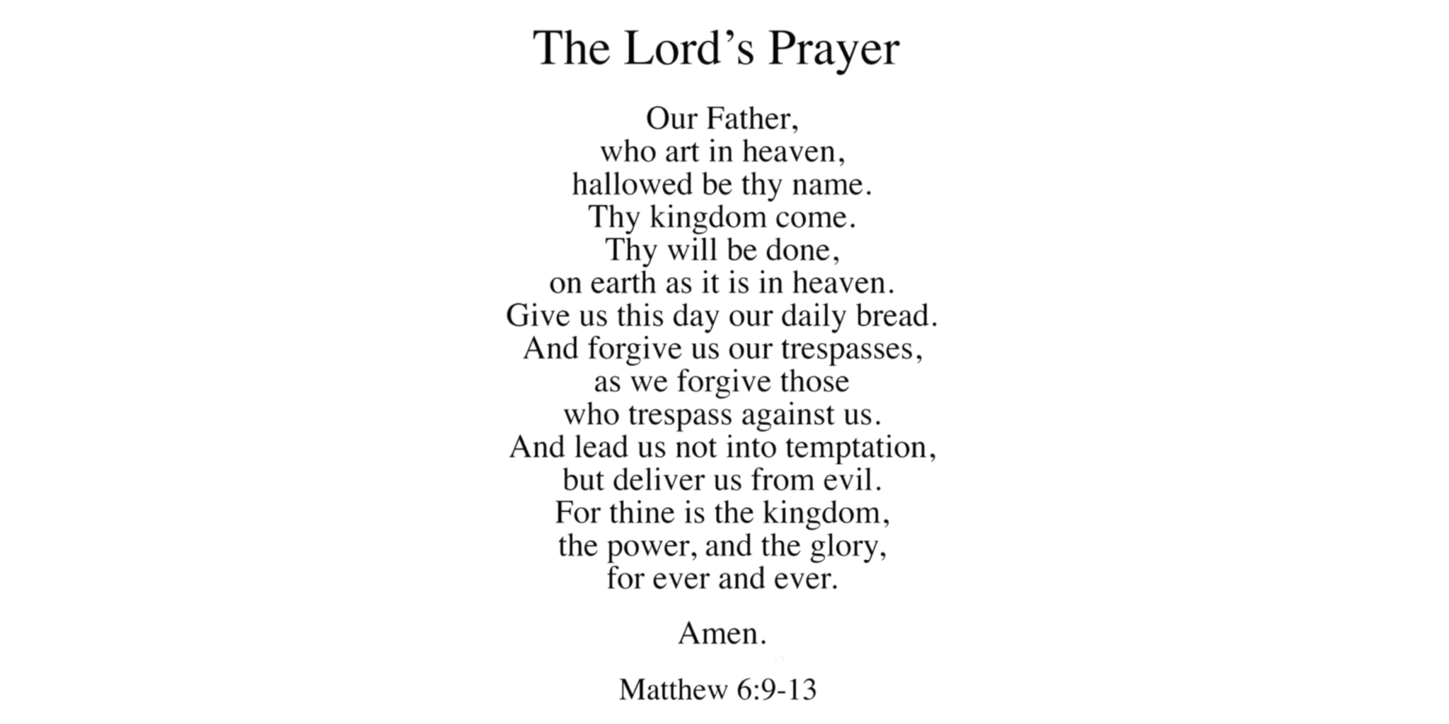 The Lord’s Prayer - History, Meaning and Sacred Use - MASI WELLNESS